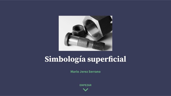 SIMBOLOGÍA SUPERFICIAL | Genially