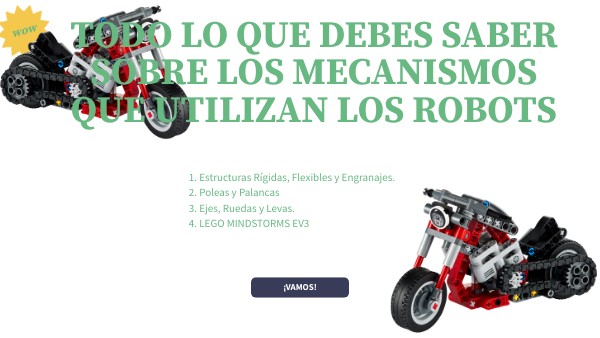 Mecanismos que utilizan los Robots | Genially