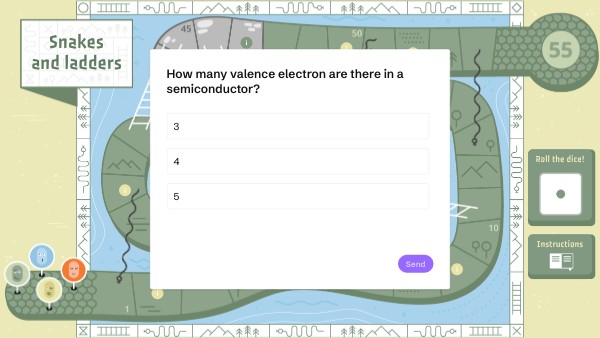 Snakes and Ladders analogue electronics