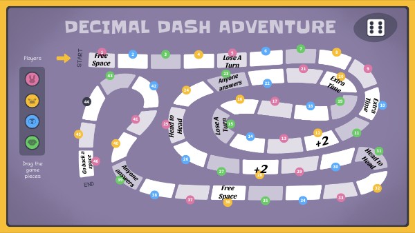 Decimal Dash Adventure | Genially