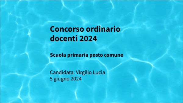 concorso docenti 2024 | Genially