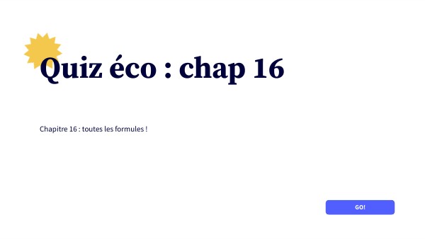 Quiz éco-gestion | Genially