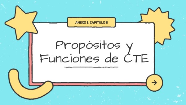 PROPOSITOS DEL CTE | Genially