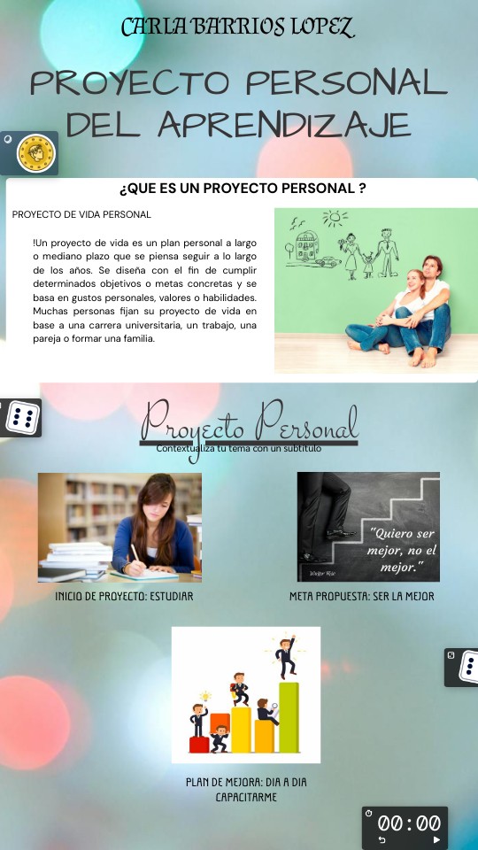 Proyecto personal de Aprendizaje | Genially