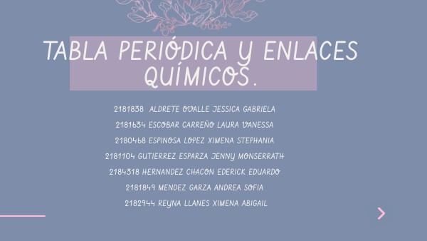 Equipo7_ Tabla periódica y enlaces químicos_LMyT | Genially