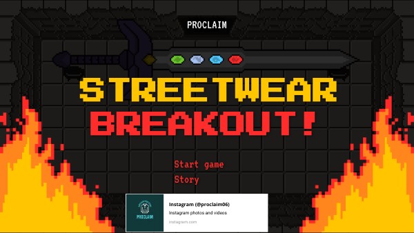 Streetwear Breakout! | Genially