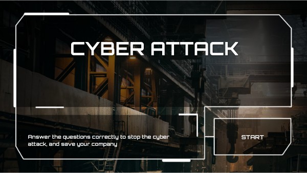 Cyber Attack Escape Game | Genially