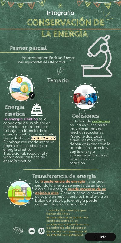 Conservación de la energía 2do semestre | Genially