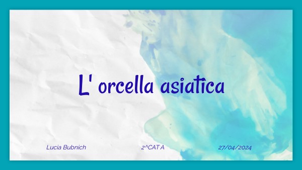 Orcella asiatica biologia | Genially