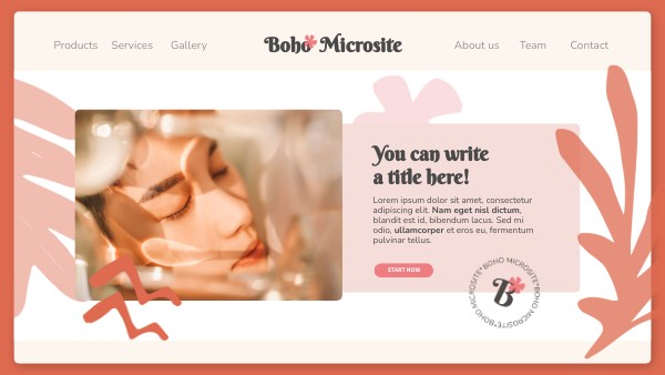 BOHO MICROSITE GUIDE | Genially