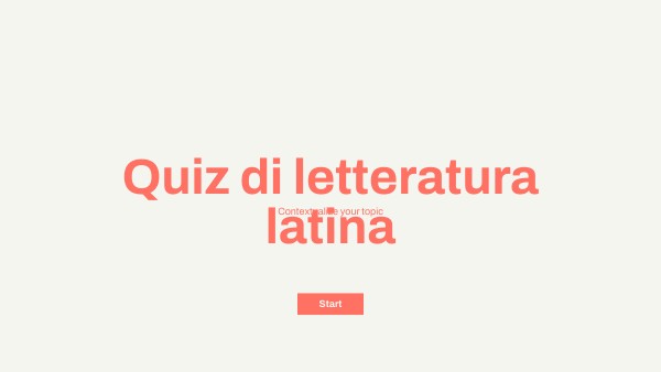 Quiz minimal