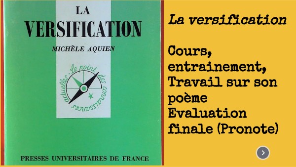 La versification 2G | Genially