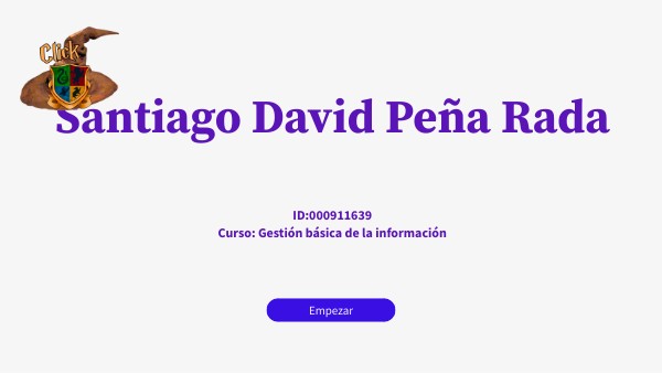 Presentación Santiago Peña | Genially