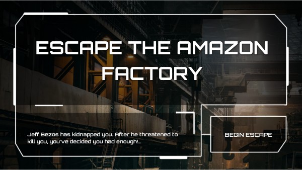 ESCAPE THE AMAZON FACTORY | Genially
