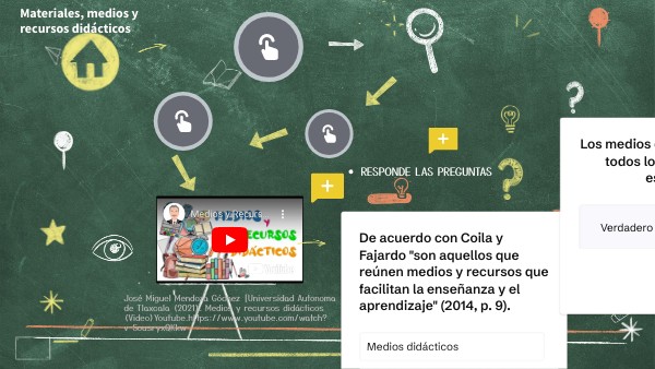 Interactive chalkboard | Genially