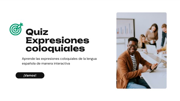 Quiz Expresiones coloquiales lengua española | Genially