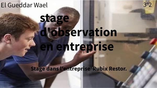 stage d'observation en entreprise
