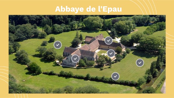 Map de l'Abbaye de l'Epau - atelier avec la compagnie TRAT | Genially
