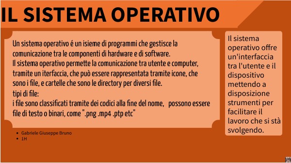 Il sistema operativo