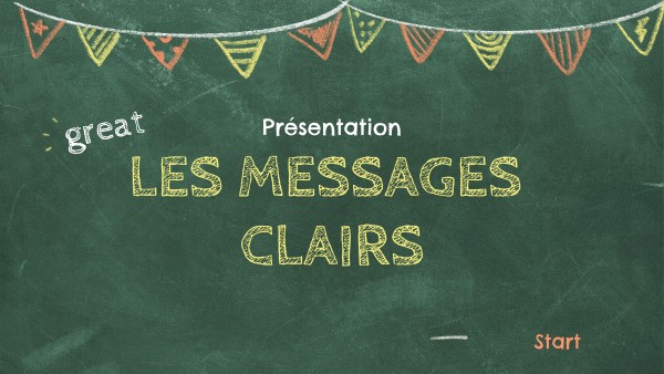 messages clairs | Genially