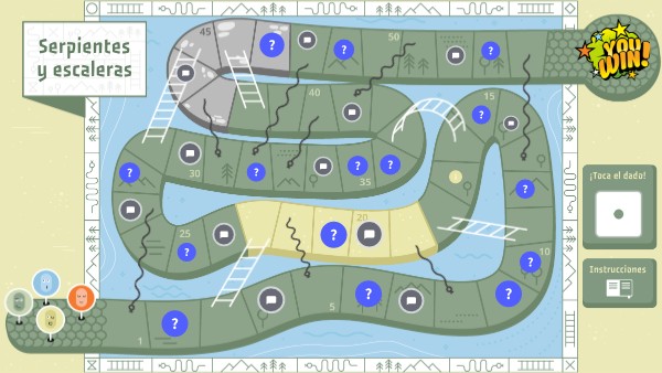 Serpientes y Escaleras Spanish Club | Genially
