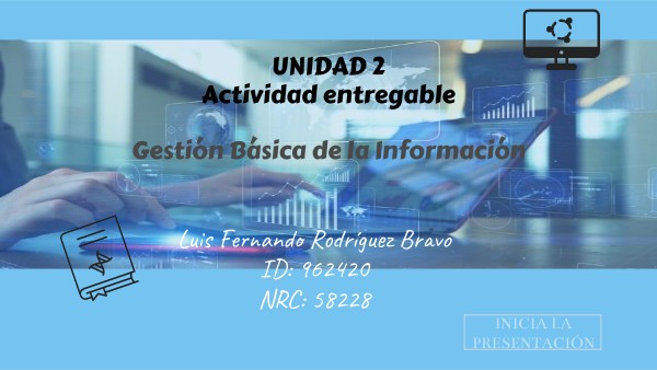 Actividad Gestión Básica de la Información | Genially
