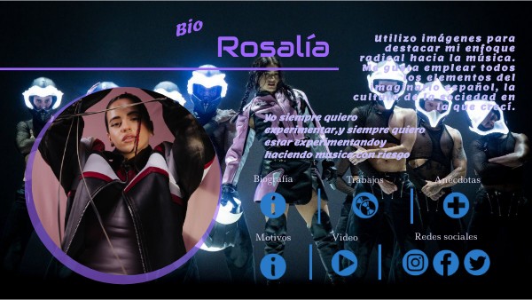 Modelo para biografía | Genially