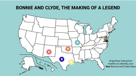 Bonnie and Clyde Map
