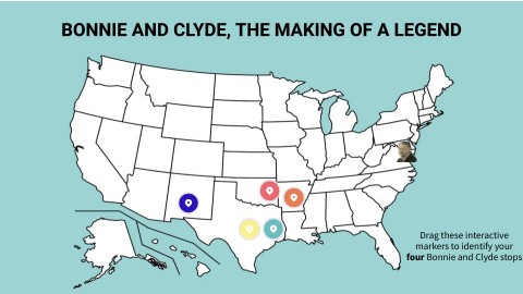 Bonnie and Clyde Map Lana Lugo and Makenna Gay | Genially