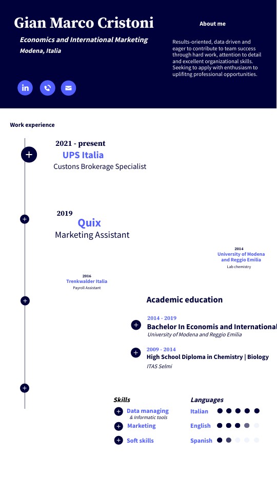 cv - phone | Genially