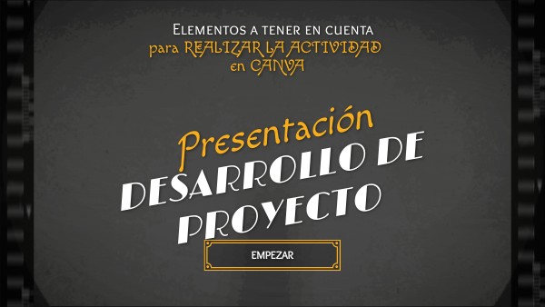 Elementos para el desarrollo de un proyecto | Genially