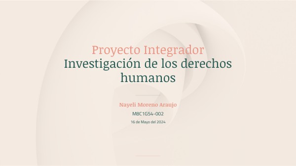 Proyecto Integrador | Genially