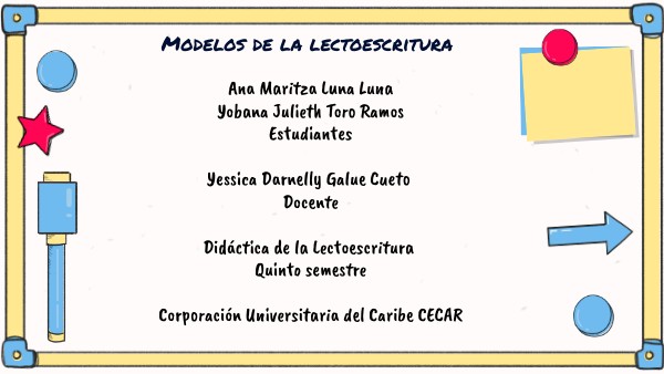 Modelos de la lectoescritura