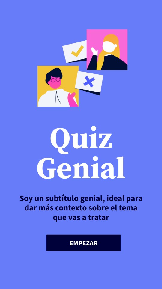 Quiz genial móvil | Genially