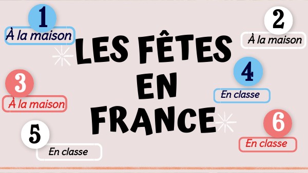 Les fetes en France