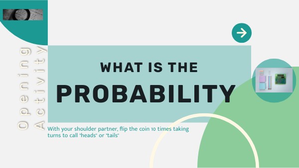 Probability - low lev | Genially