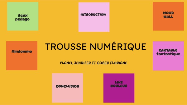 Trousse numérique pédagogique