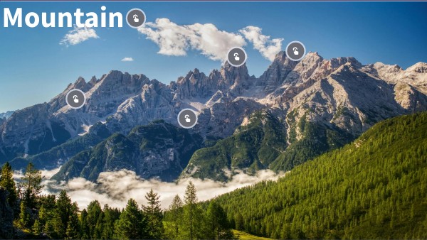 mountains, hills and valleys