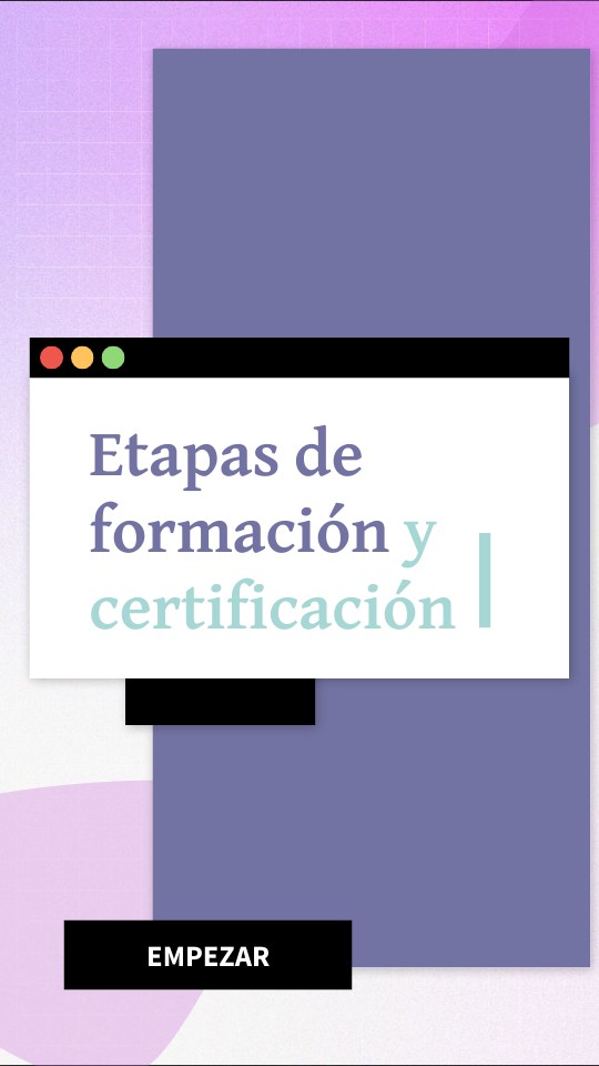 Etapas De Formación y Certificación | Genially