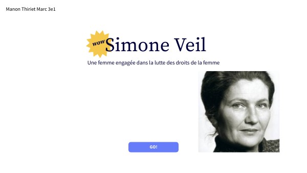 oral de brevet simone veil | Genially