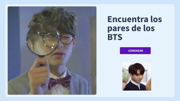 Memorama de BTS | Genially