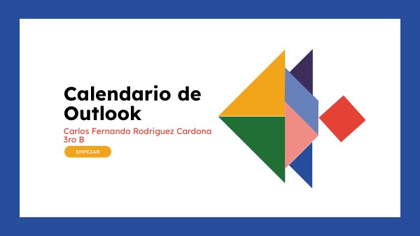 Calendrio de Outlook | Genially