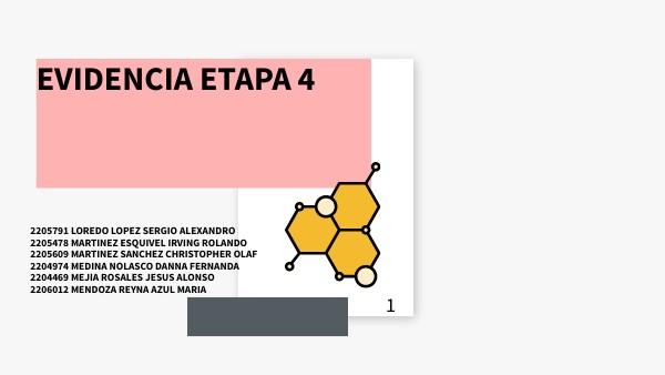 EVIDENCIA ETAPA 4 | Genially