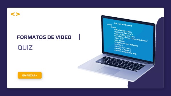 formatos de video | Genially