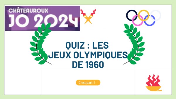 Quiz JO 1960 Rome Mohammed Ali