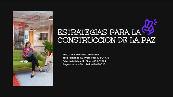 Presentación Electiva cmd | Genially