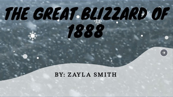 The Great Blizzard Of 1888