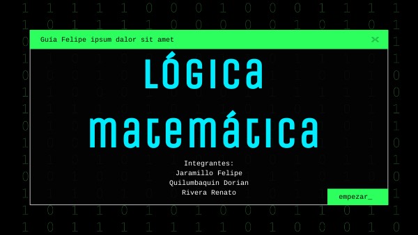Lógica matemática | Genially