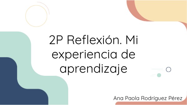 2P reflexión | Genially