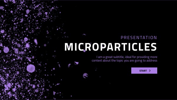 Microparticles Presentation Genially